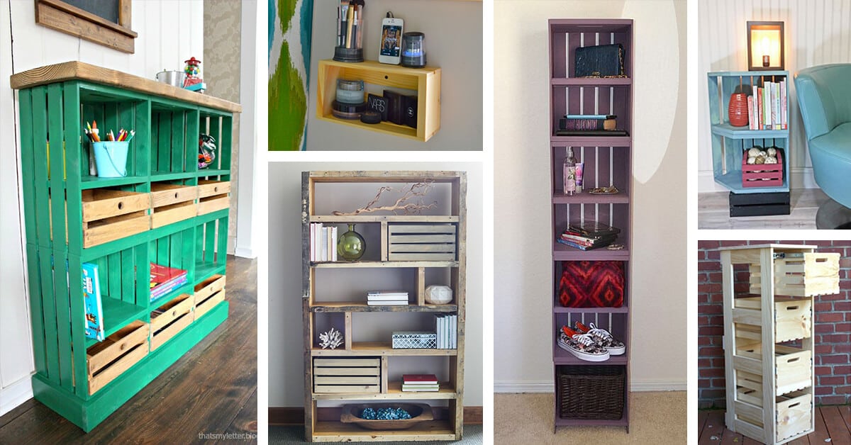 Estantes Creativos De Madera DIY