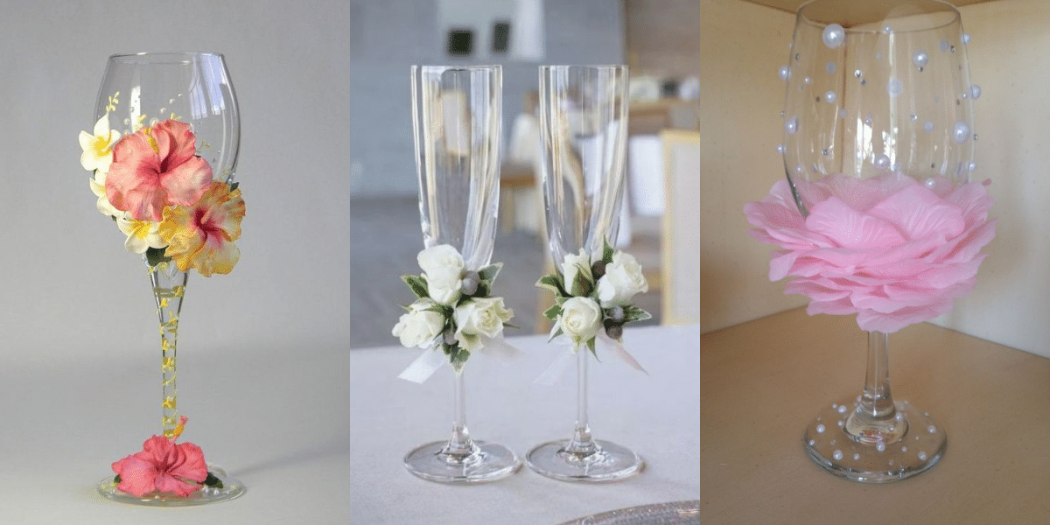 Ideas Decorar Copas Con Flores