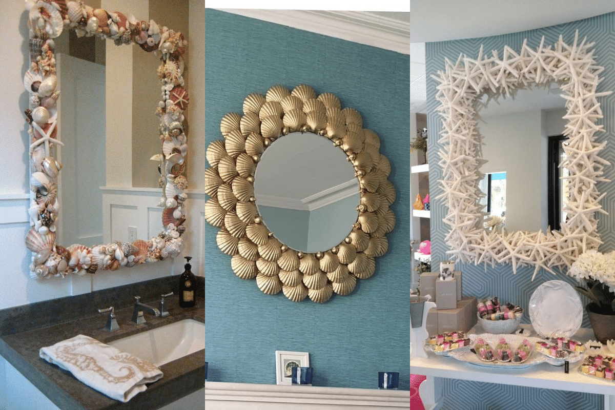 Espejo Decorado Con Conchas Para Decorar Tu Hogar